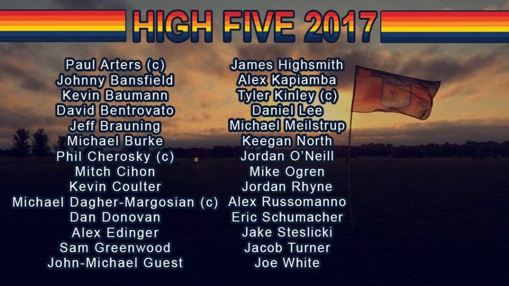 Michigan High Five 2017 Roster - Livewire - Ultiworld