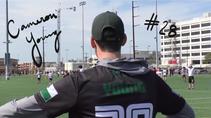 North Texas' Cameron Young for Callahan 2019 - Livewire - Ultiworld