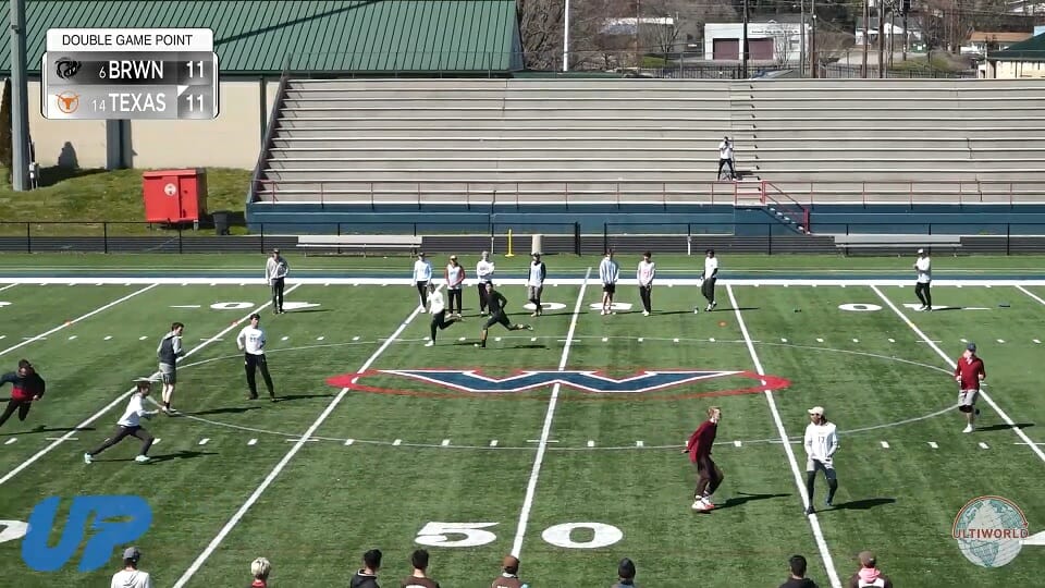 Universe Point, Presented by UP Cleats: Brown vs. Texas (Men's) - Ultiworld