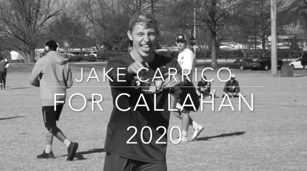 Kentucky's Jake Carrico for Callahan 2020 - Livewire - Ultiworld