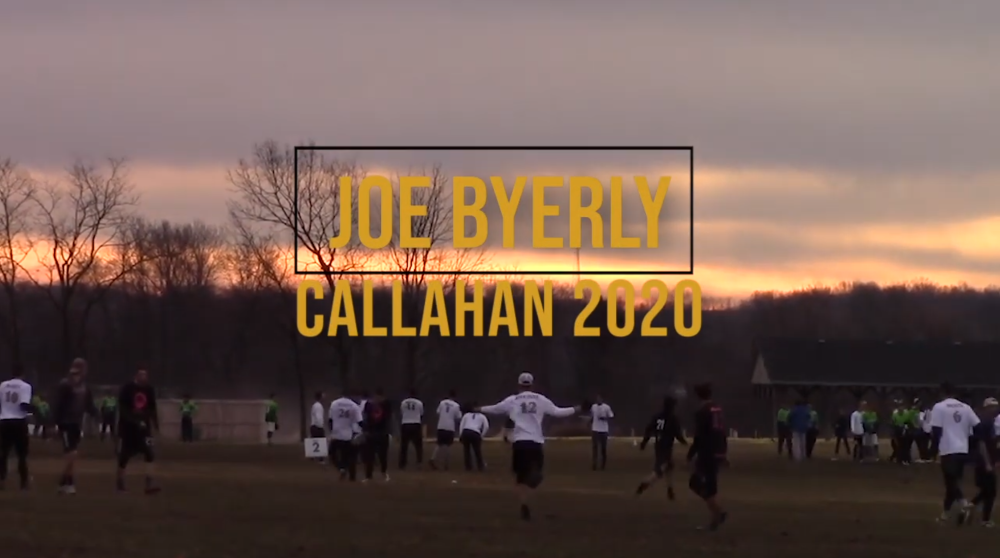 Purdue's Joe Byerly for Callahan 2020 - Livewire - Ultiworld