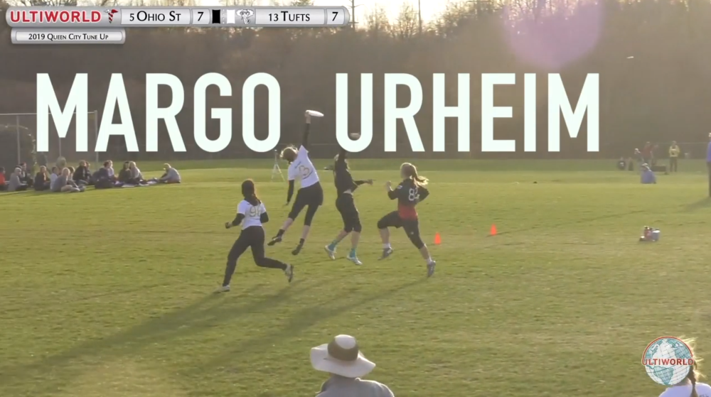 Tufts' Margo Urheim for Callahan 2020 - Livewire - Ultiworld