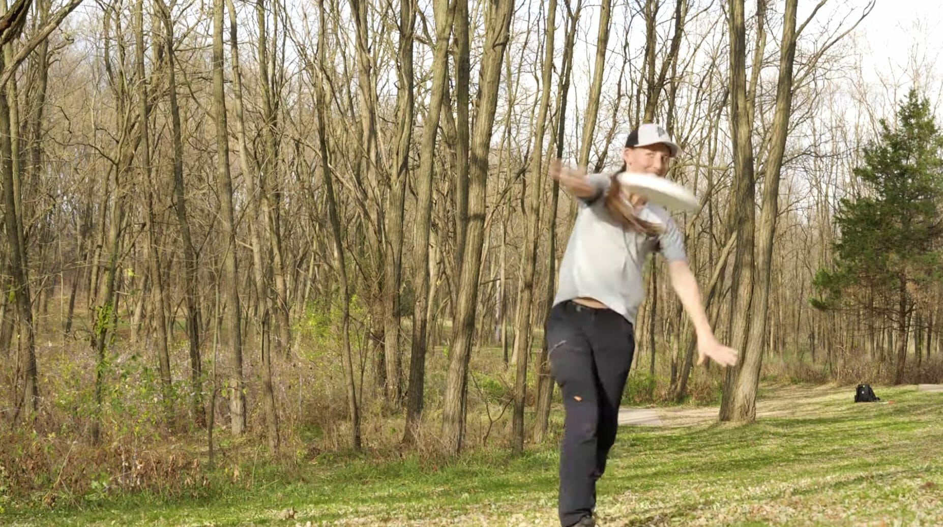 World Champion Disc Golfer Paige Pierce Practices with an Ultrastar ...