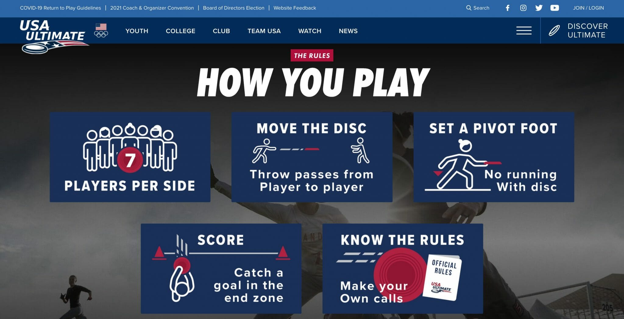 Review: USAU Website Redesign is a Big Success