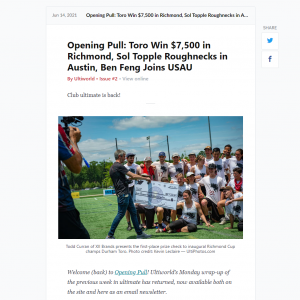 Welcome to the Ultiworld Subscription - Ultiworld