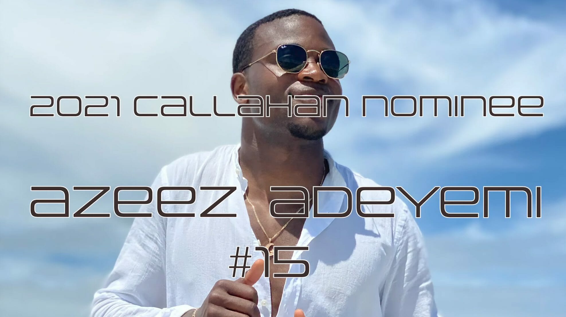 Brown's Azeez Adeyemi for Callahan 2021 - Livewire - Ultiworld