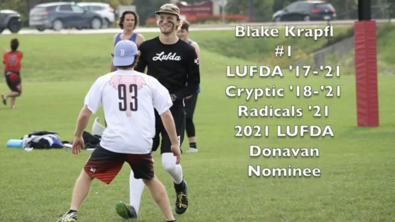 Luther's Blake Krapfl for Donovan 2021 - Livewire - Ultiworld