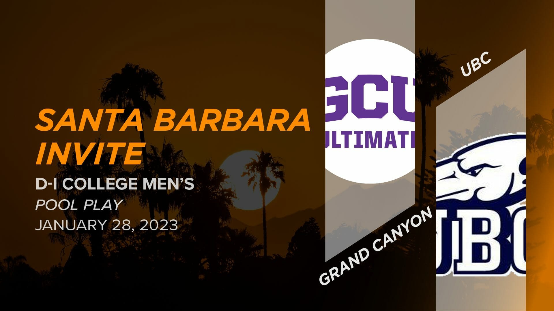 Grand Canyon vs. UBC (Men's Pool Play) - 2023 Santa Barbara Invite (D-I ...