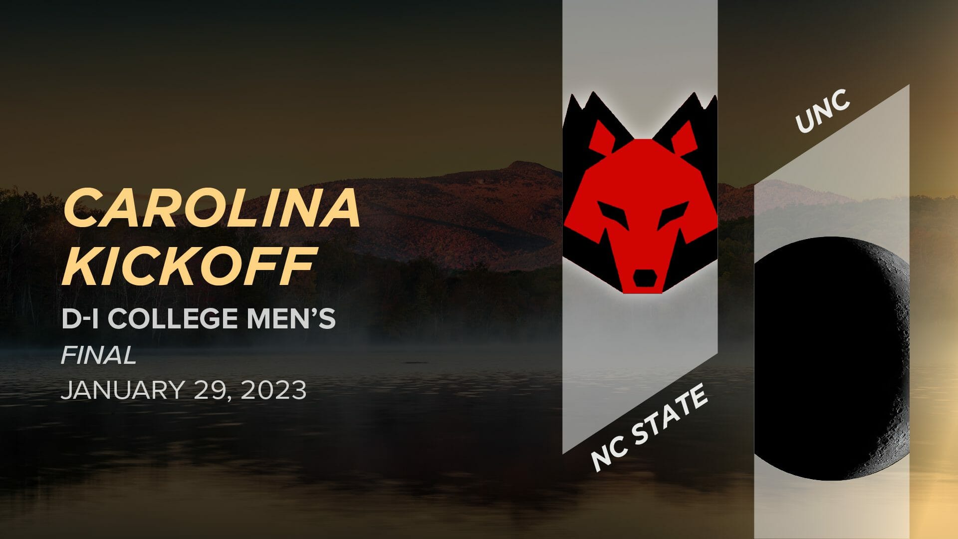 NC State vs. North Carolina (Men's Final) - 2023 Carolina Kickoff – Men ... NC State vs. North Carolina (Men's Final) - 2023 Carolina Kickoff – Men ...