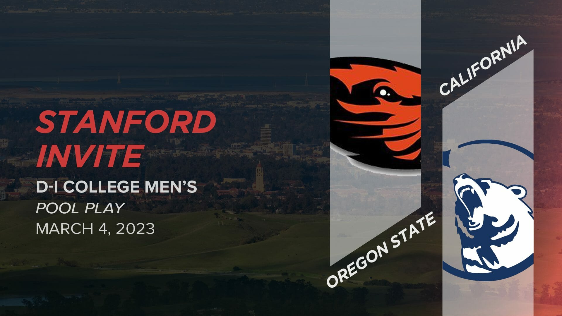 Oregon State vs. California (Men's Pool Play) - 2023 Stanford Invite ...