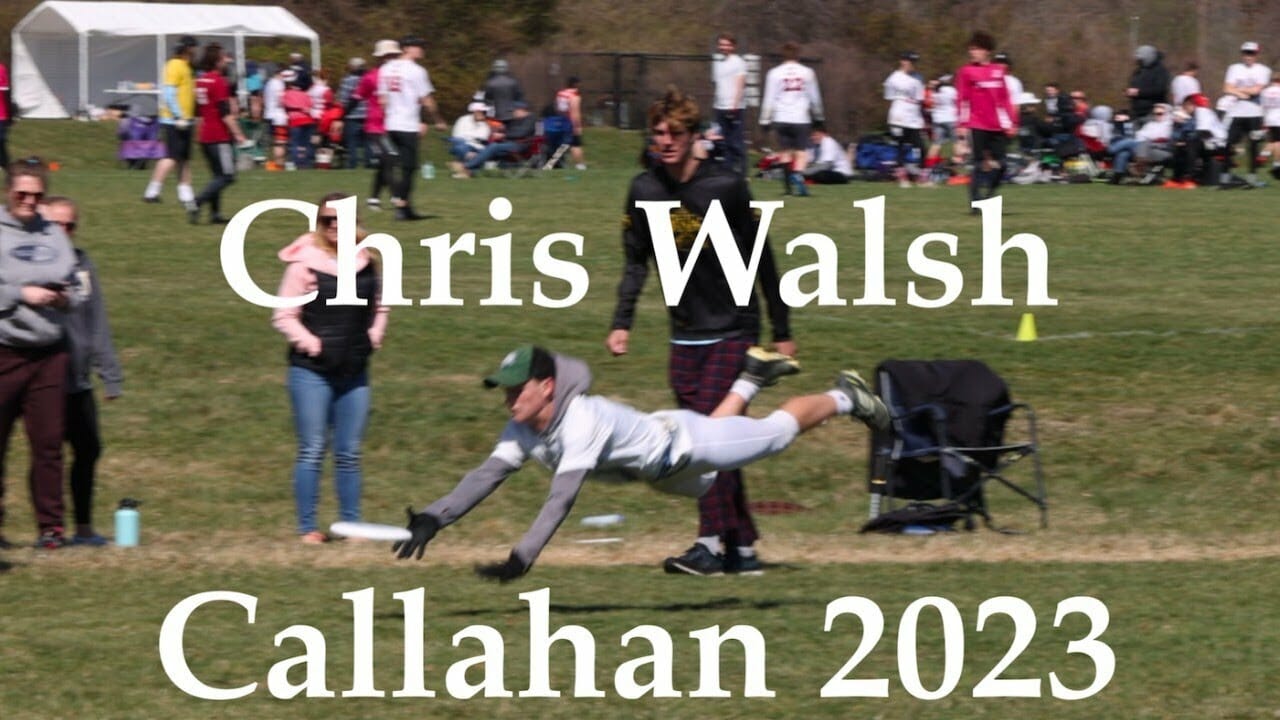 Notre Dame's Chris Walsh for Callahan 2023 - Livewire - Ultiworld