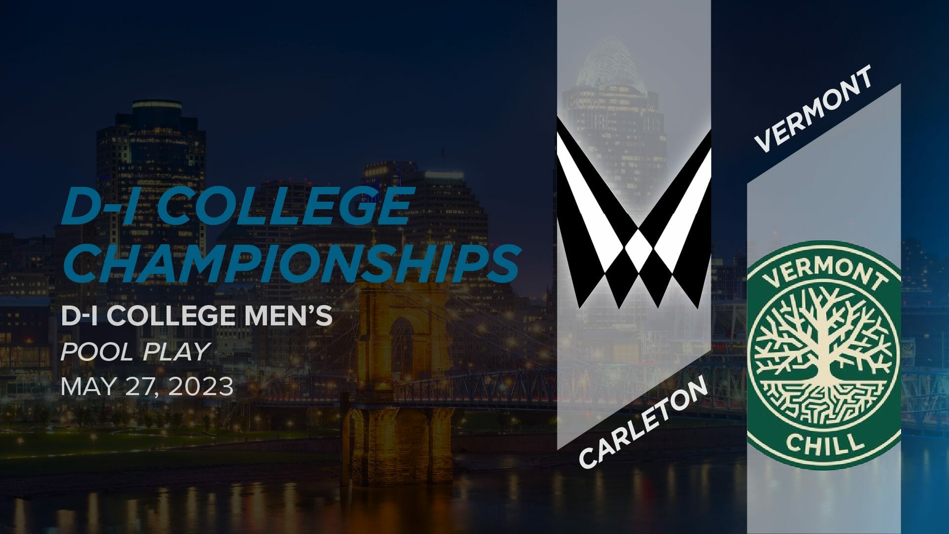 [FP] Carleton vs. Vermont (Men's Pool Play) - 2023 D-I College ...