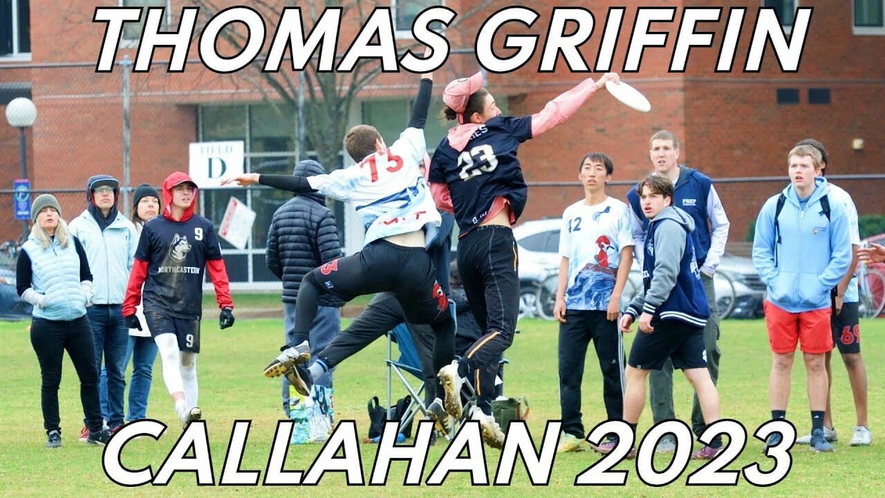 Northeastern's Thomas Griffin for Callahan 2023 - Livewire - Ultiworld