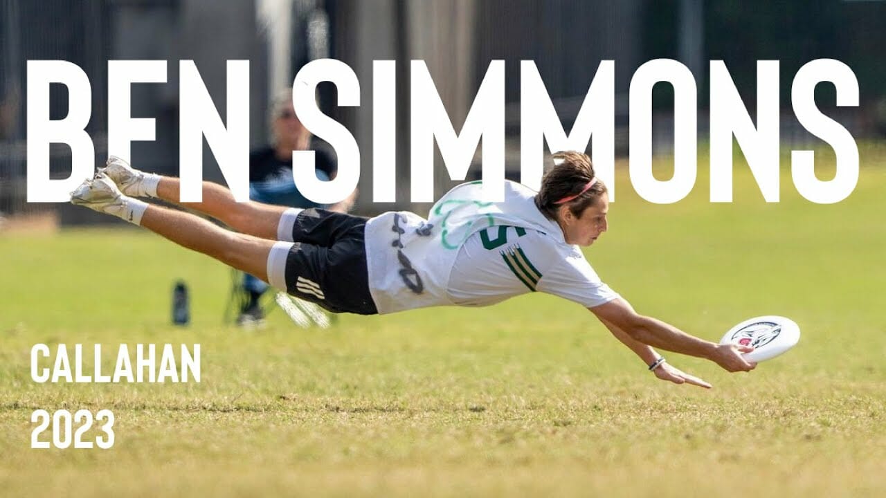 UNC Charlotte's Ben Simmons for Callahan 2023 - Livewire - Ultiworld