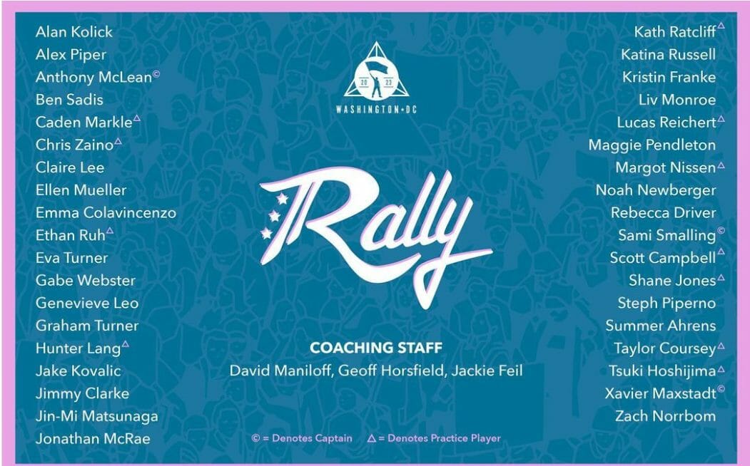 DC Rally 2023 Roster - Livewire - Ultiworld