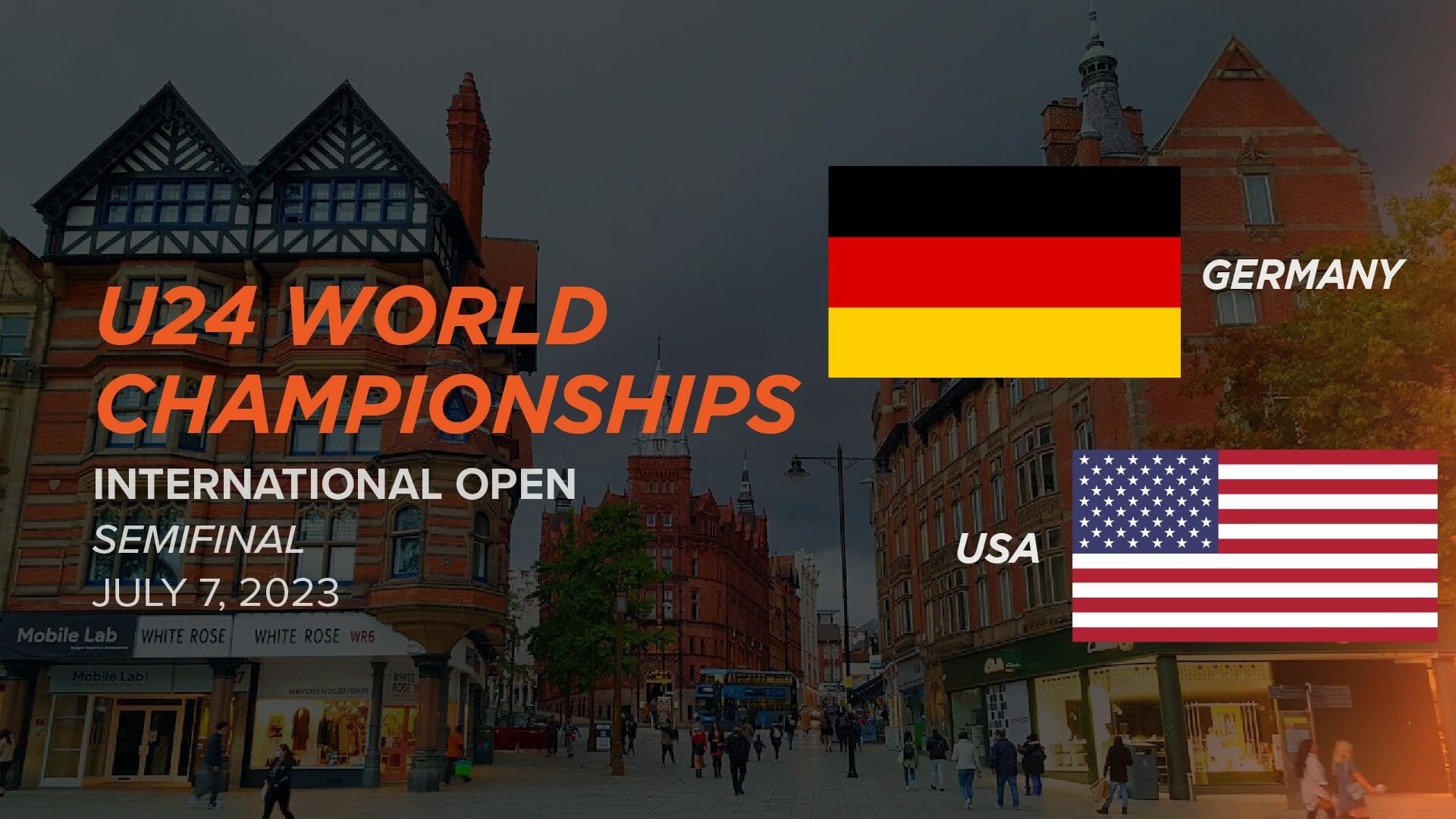 Germany vs. United States (Open Semifinal) - 2023 Under-24 World ...