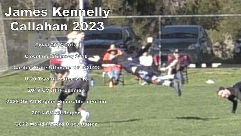 Case Western's James Kennelly for Callahan 2023 - Livewire - Ultiworld