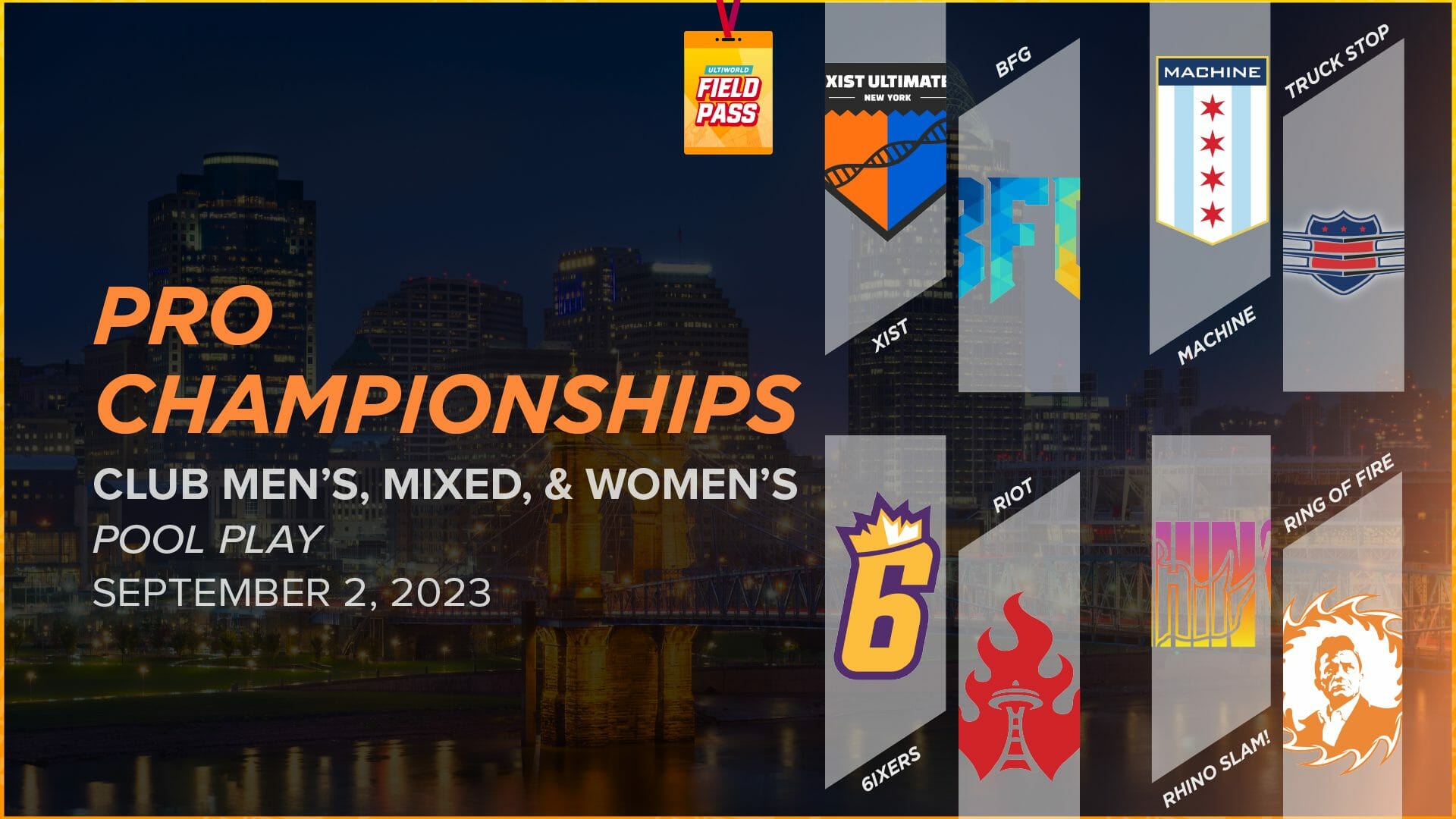 Field Pass: Pool Play Round 4 - 2023 Pro Championships - Ultiworld