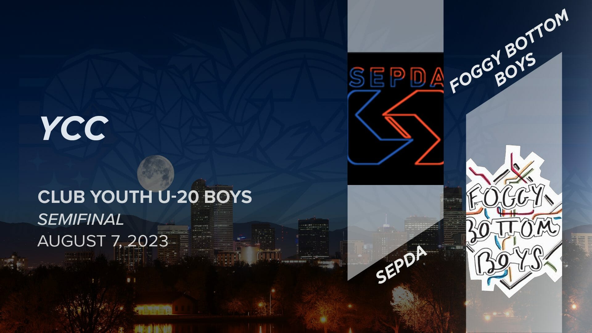 Philadelphia SEPDA vs. Washington DC Foggy Bottom Boys (U-20 Boys ...