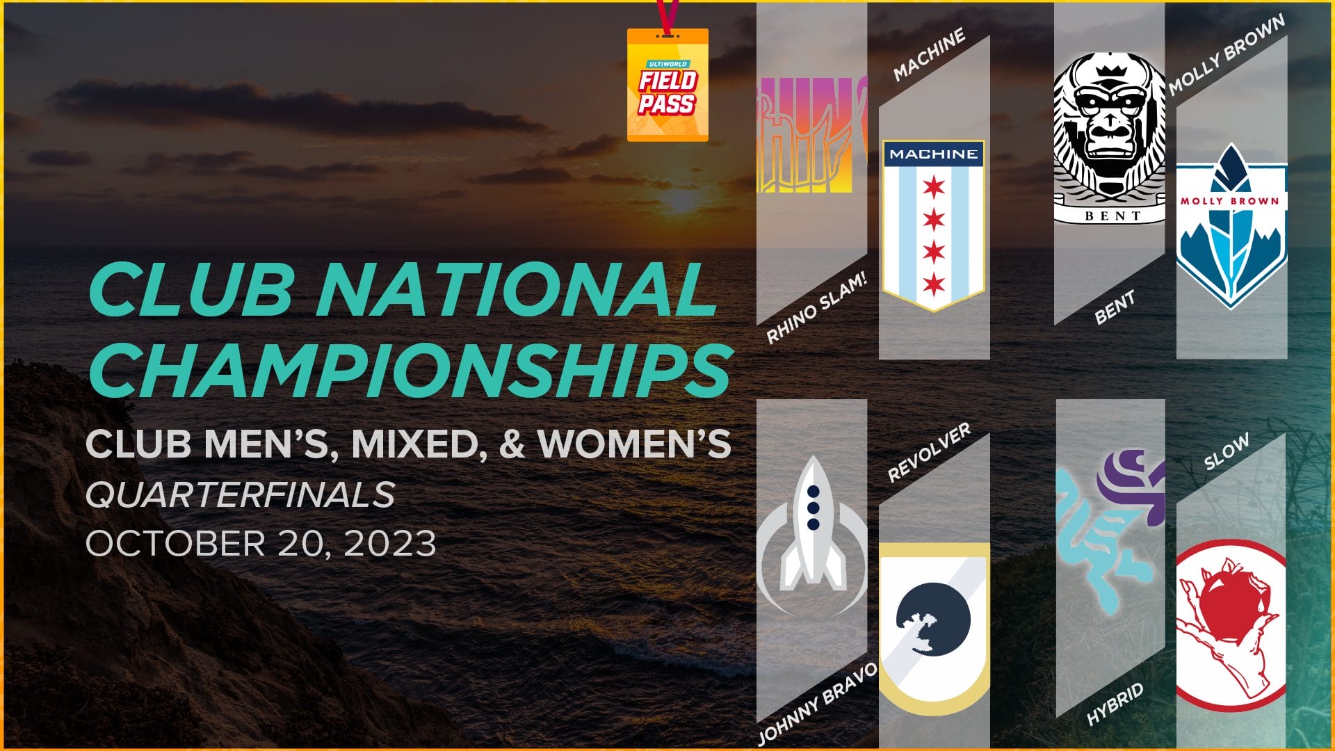 Field Pass: Quarterfinals Round 1 - 2023 Club National Championships ...
