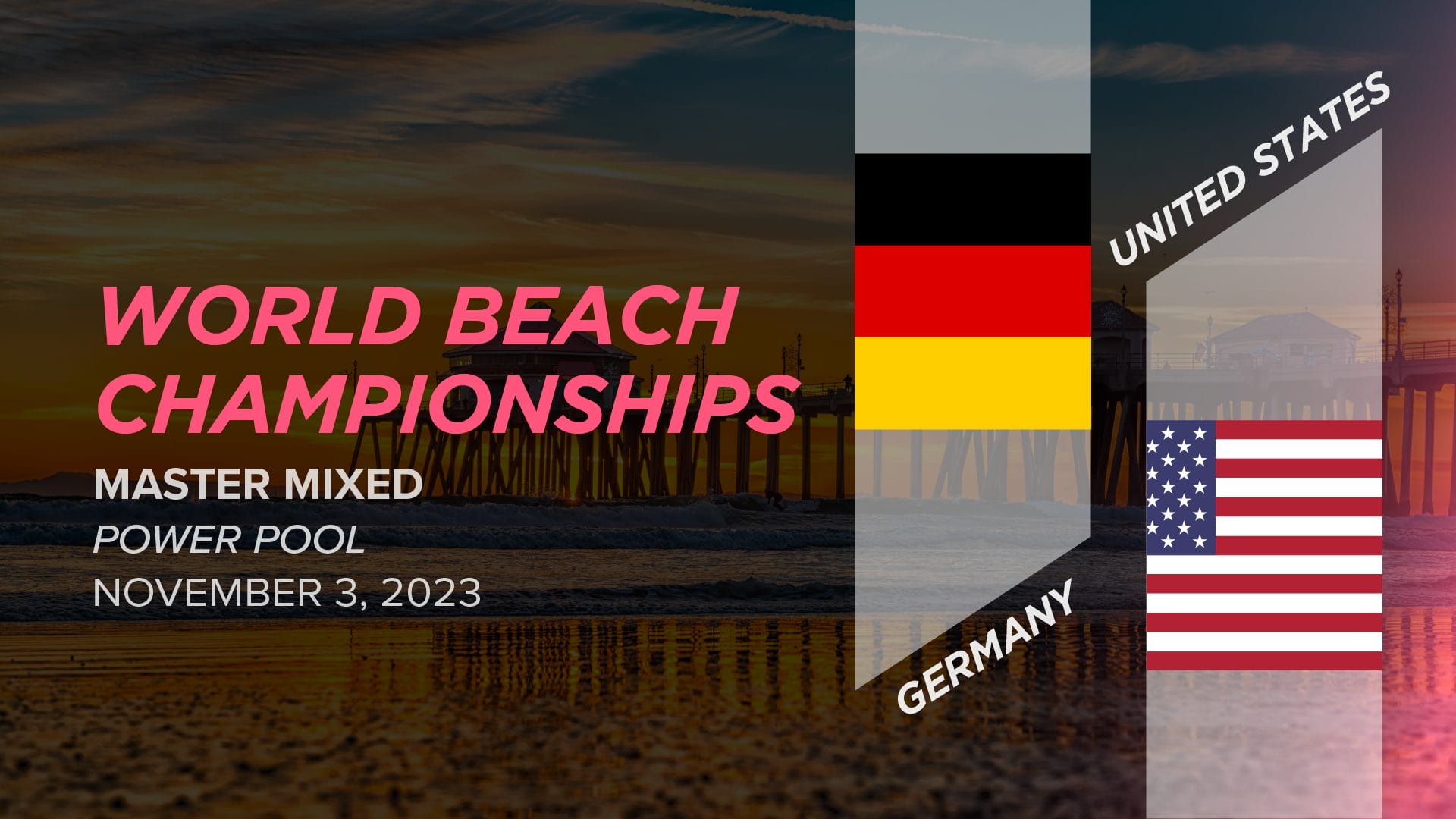 Germany vs United States (Master Mixed Power Pool) - 2023 World Beach ...