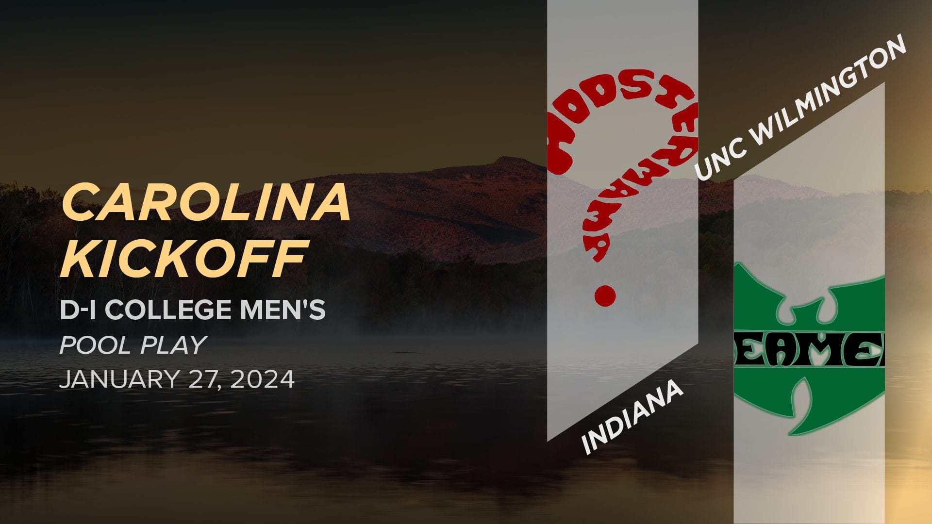 Indiana vs. UNC Wilmington (Men's Pool Play) - 2024 Carolina Kickoff (D ...