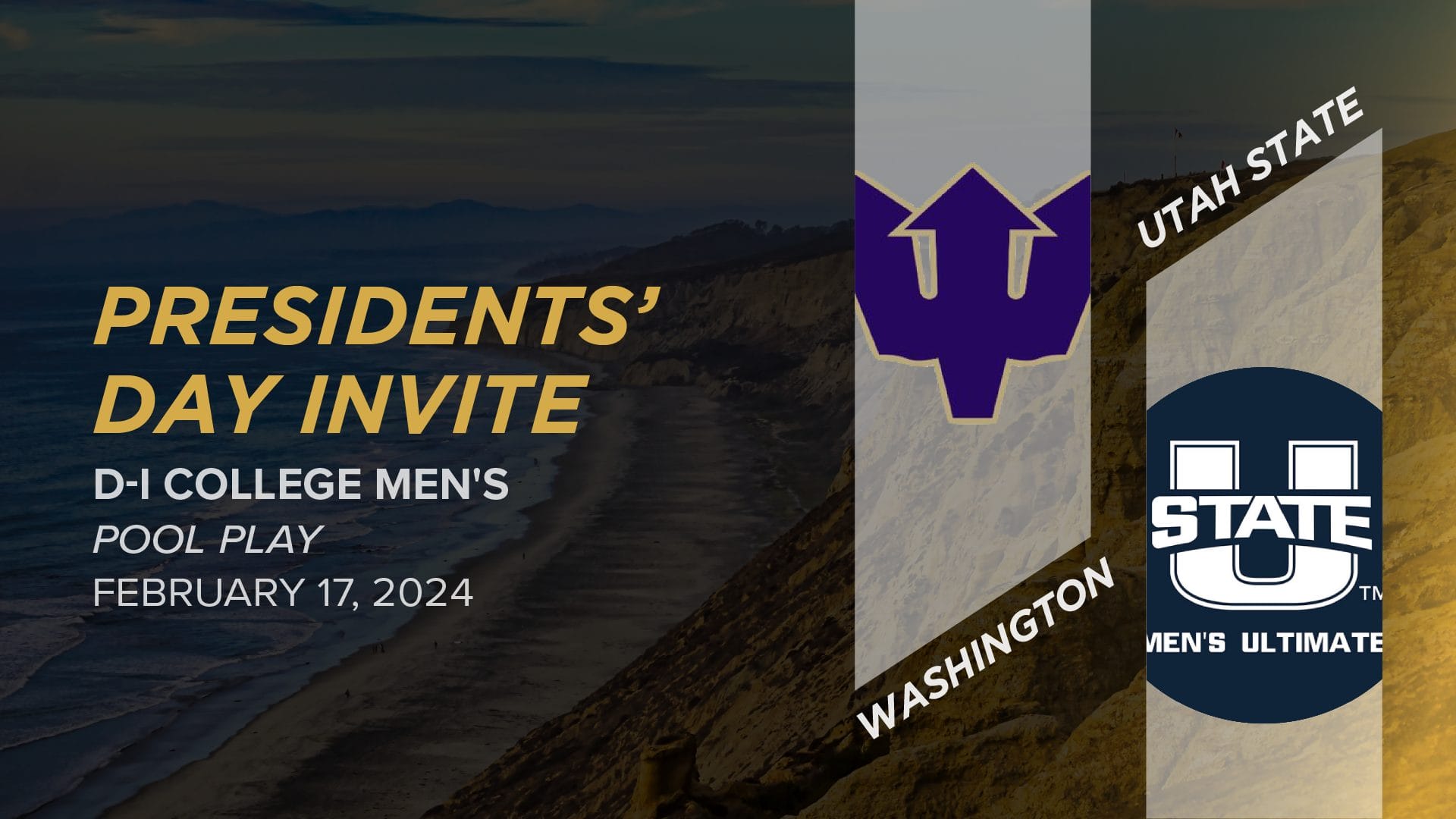 Washington vs. Utah State (Men's Pool Play) - 2024 Presidents’ Day ...