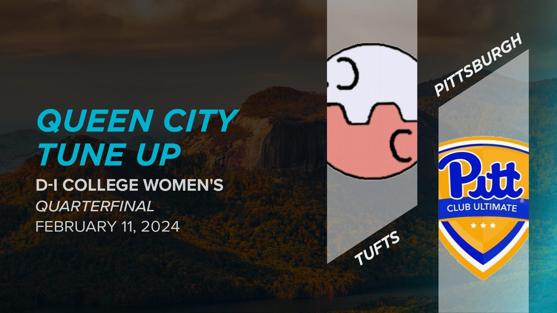 Tufts vs. Pittsburgh (Women's Quarterfinal) - 2024 Queen City Tune Up (D-I Women's) - Ultiworld