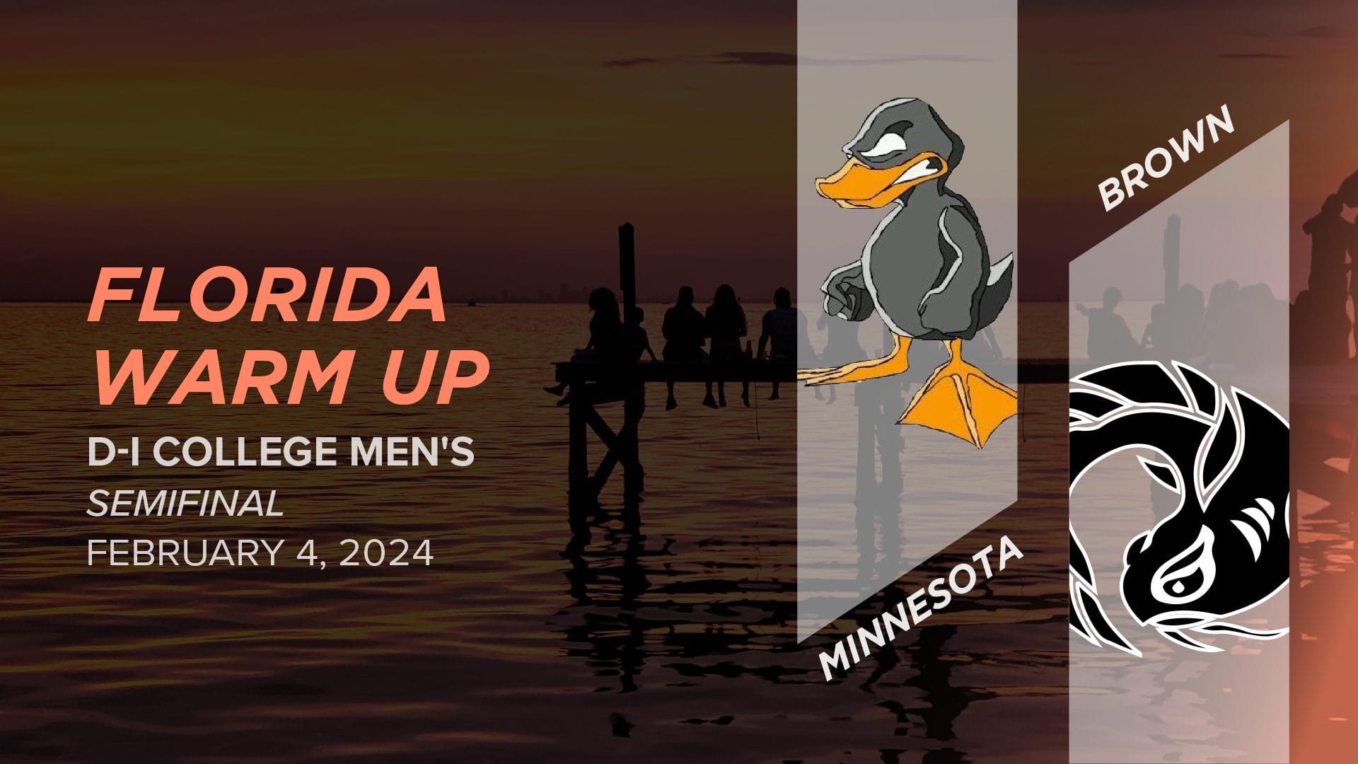 Minnesota vs. Brown (Men's Semifinal) - 2024 Florida Warm Up (D-I Men's ...