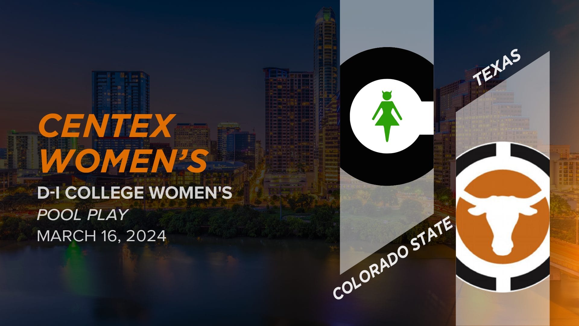 Colorado State vs. Texas (Women's Pool Play) - 2024 Women’s Centex (D-I ...
