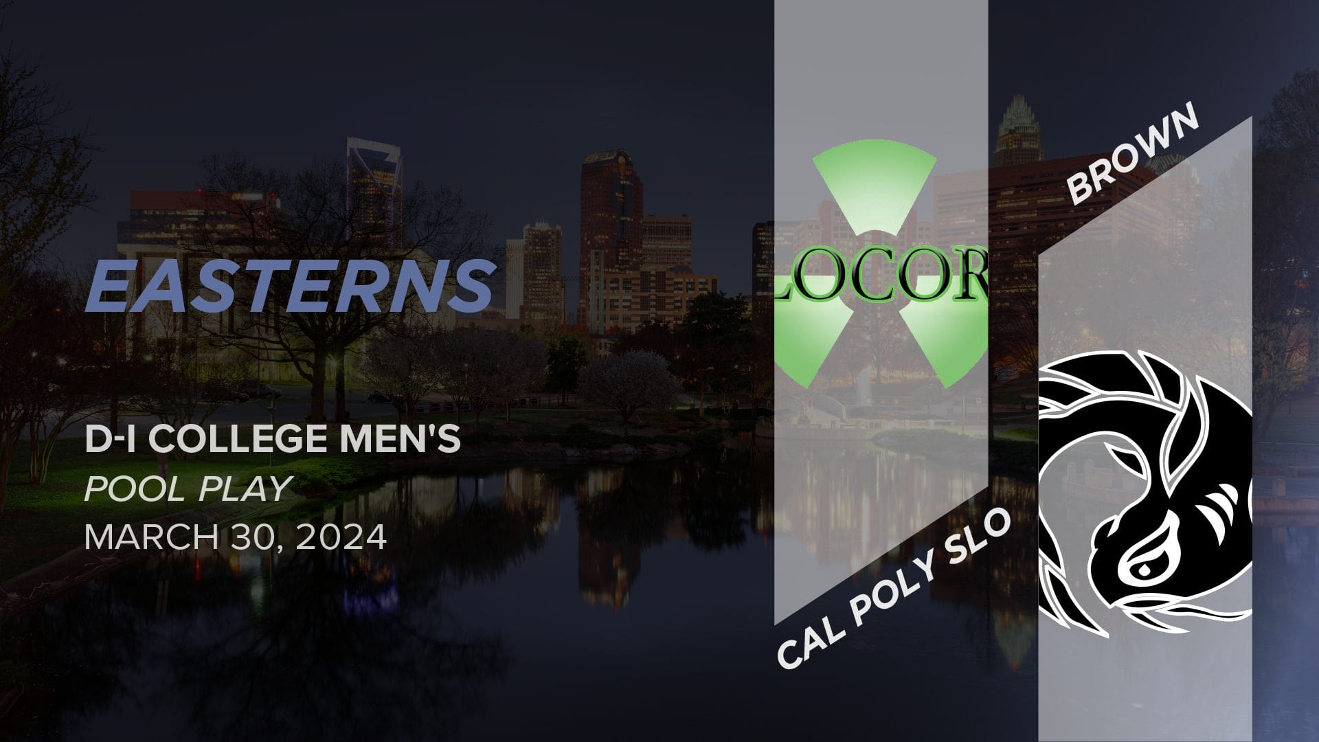 Cal Poly SLO vs. Brown (Men's Pool Play) - 2024 Easterns (D-I Men's ...