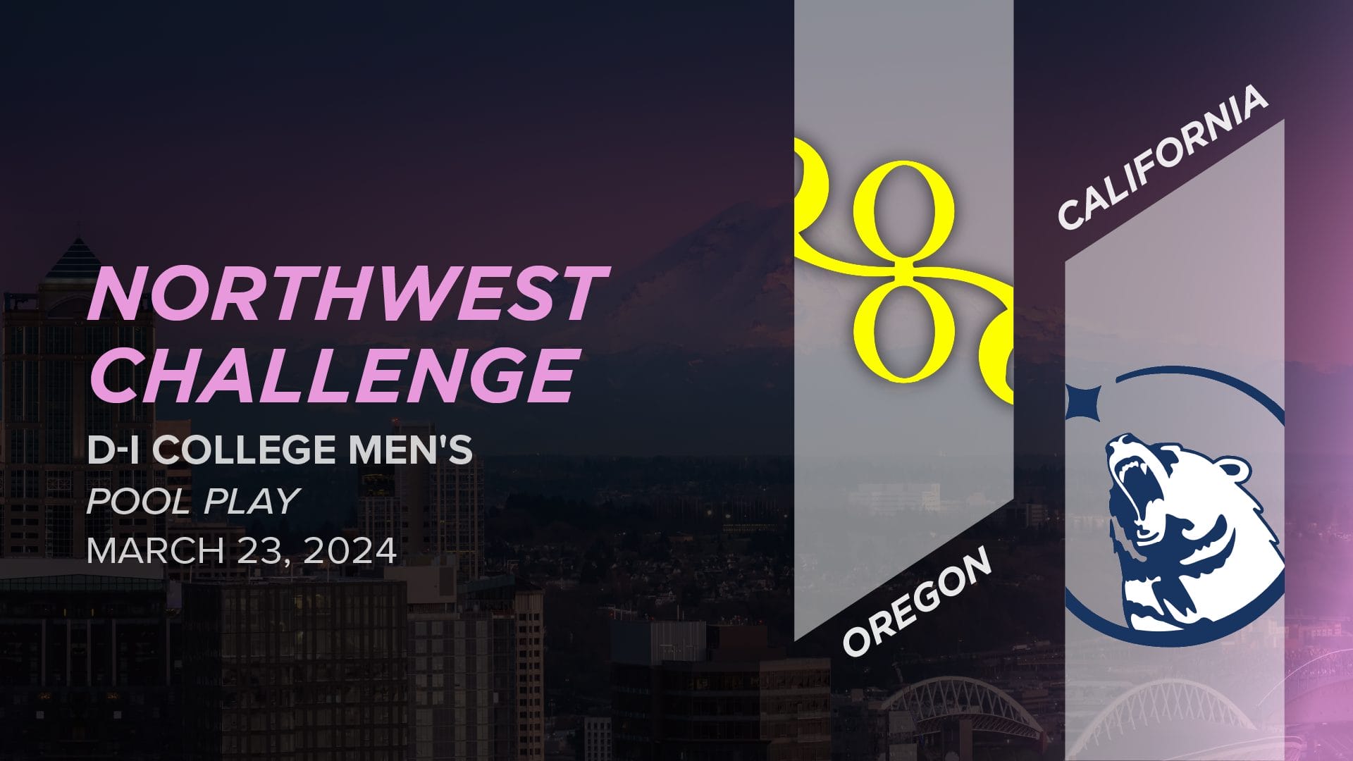 Oregon vs. California (Men's Pool Play) - 2024 Northwest Challenge (Men ...