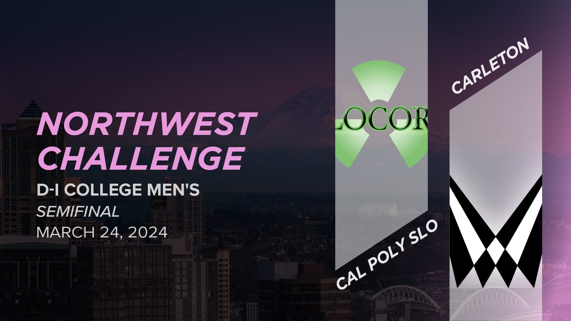 Cal Poly SLO vs. Carleton (Men's Semifinal) - 2024 Northwest Challenge ...