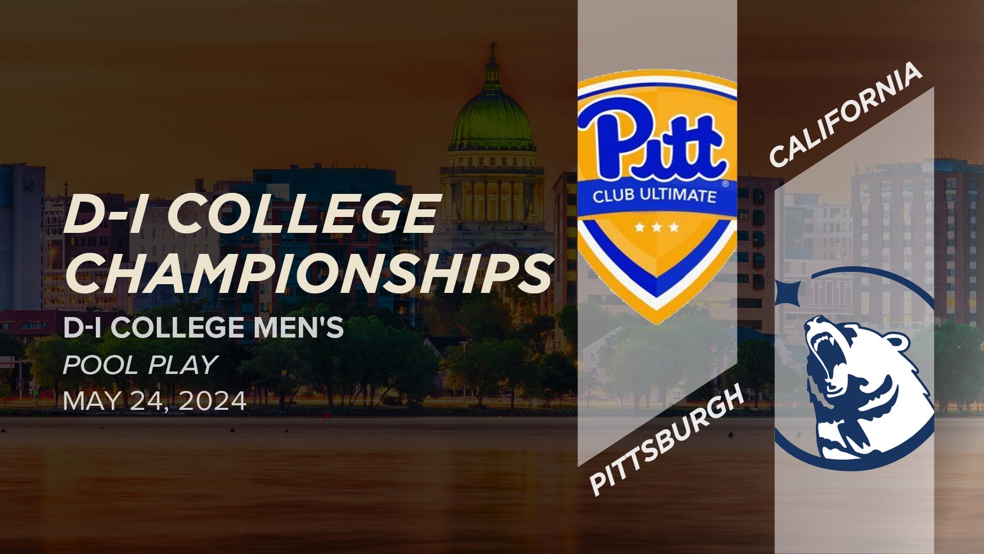 Pittsburgh vs. California (Men's Pool Play) - 2024 D-I College ...