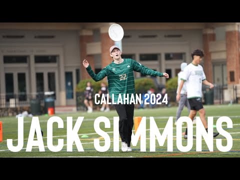 UNC Charlotte's Jack Simmons for Callahan 2024 - Livewire - Ultiworld