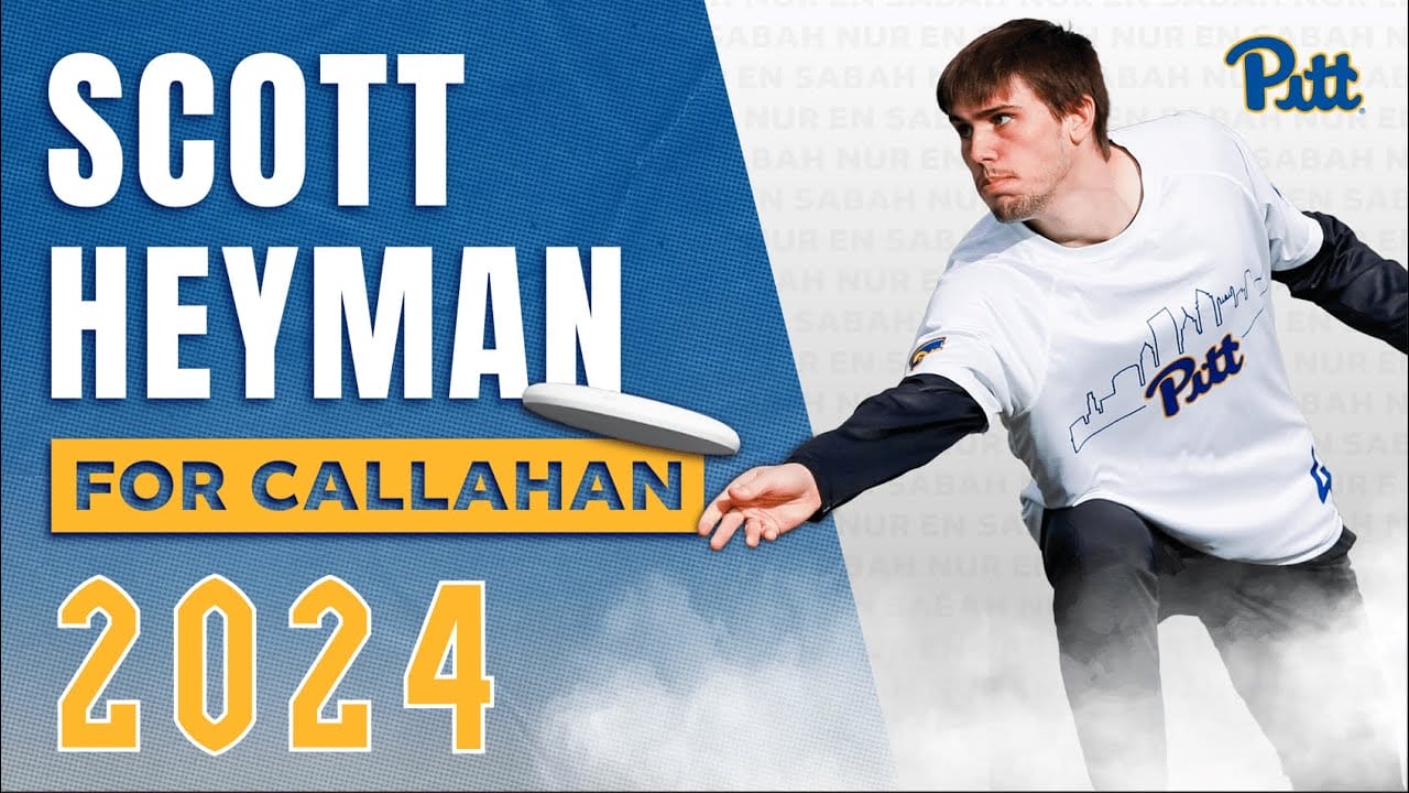 Pittsburgh's Scott Heyman for Callahan 2024 - Livewire - Ultiworld