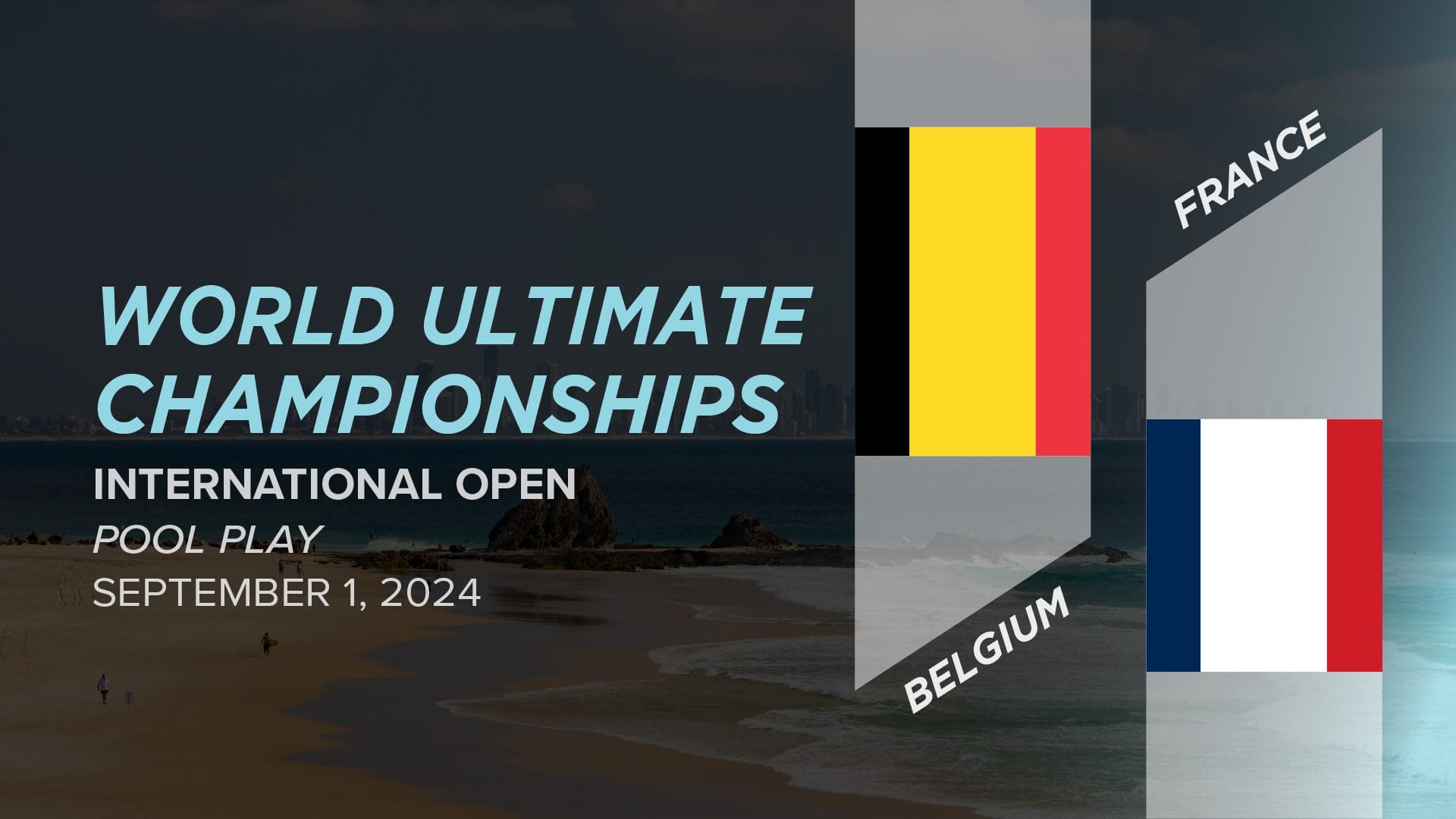 [All-Access] Belgium vs. France (Open Pool Play) - 2024 World Ultimate ...