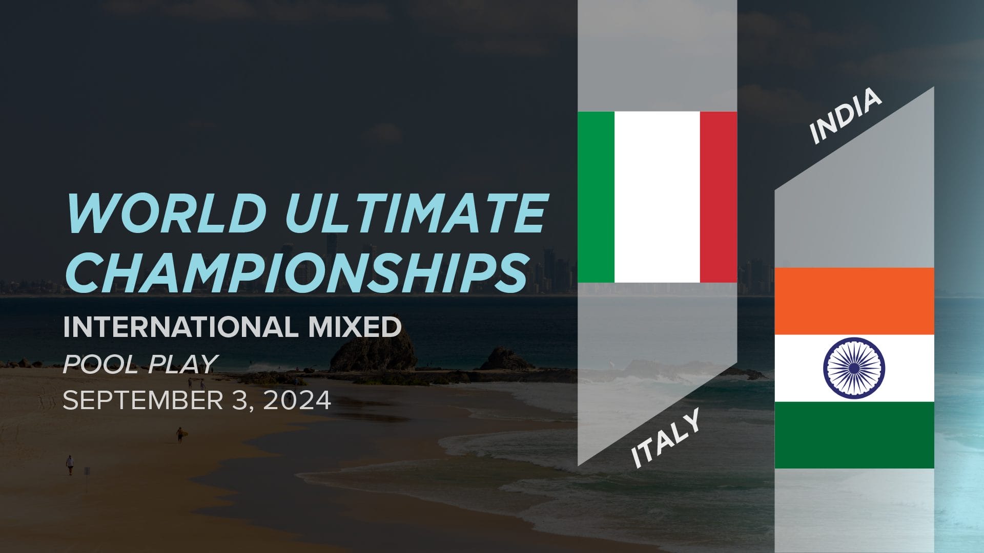 [Showcase] Italy vs. India (Mixed Pool Play) - 2024 World Ultimate ...