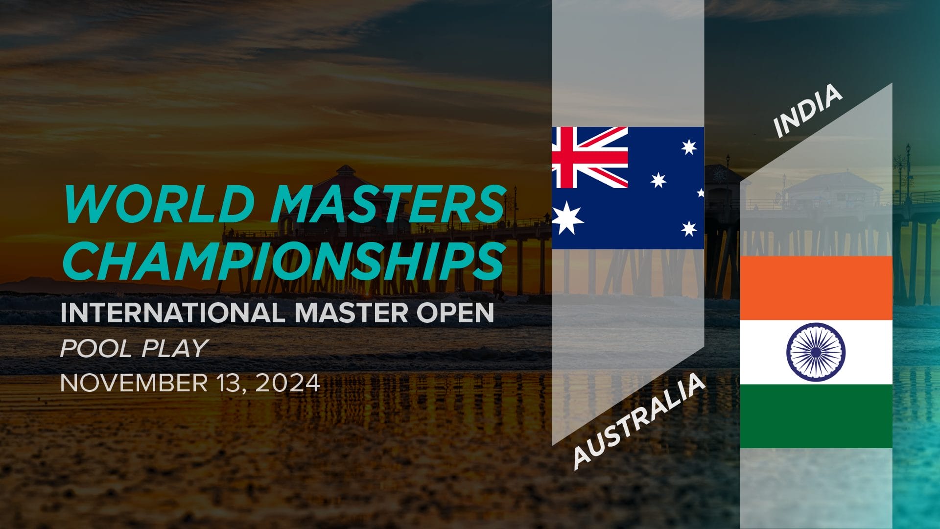 [All-Access] Australia vs. India (Master Open Pool Play) - 2024 World ...