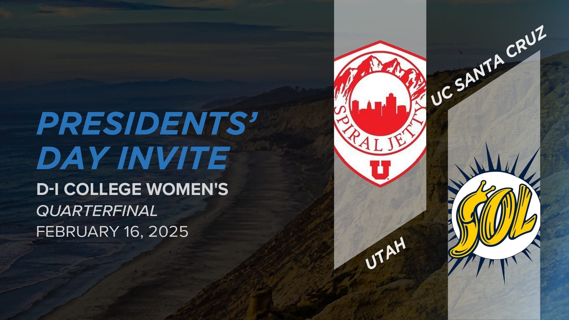 Utah vs. UC Santa Cruz (Women's Quarterfinal) - 2025 Presidents’ Day ...
