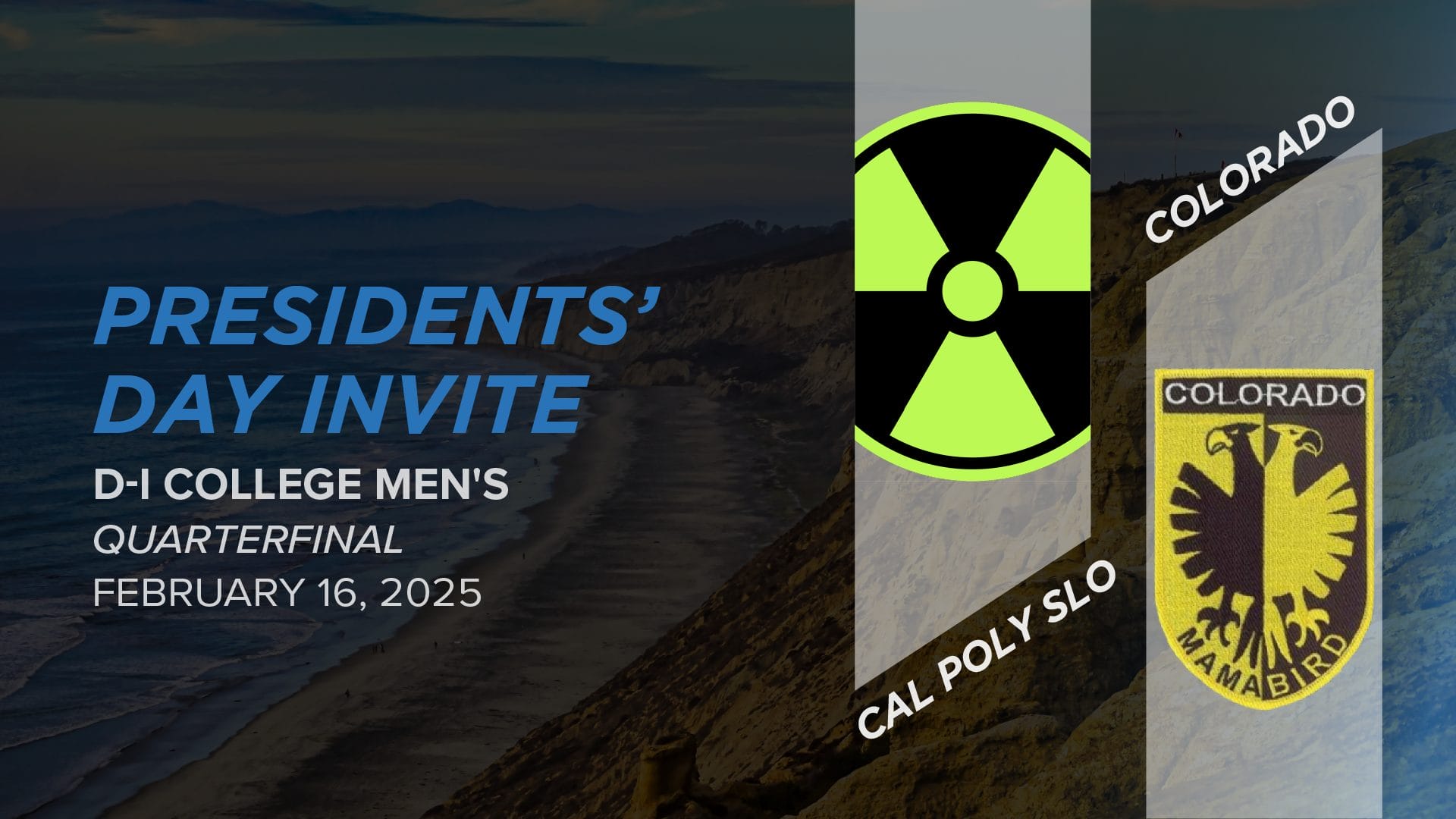 Cal Poly SLO vs. Colorado (Men's Quarterfinal) - 2025 Presidents’ Day ...