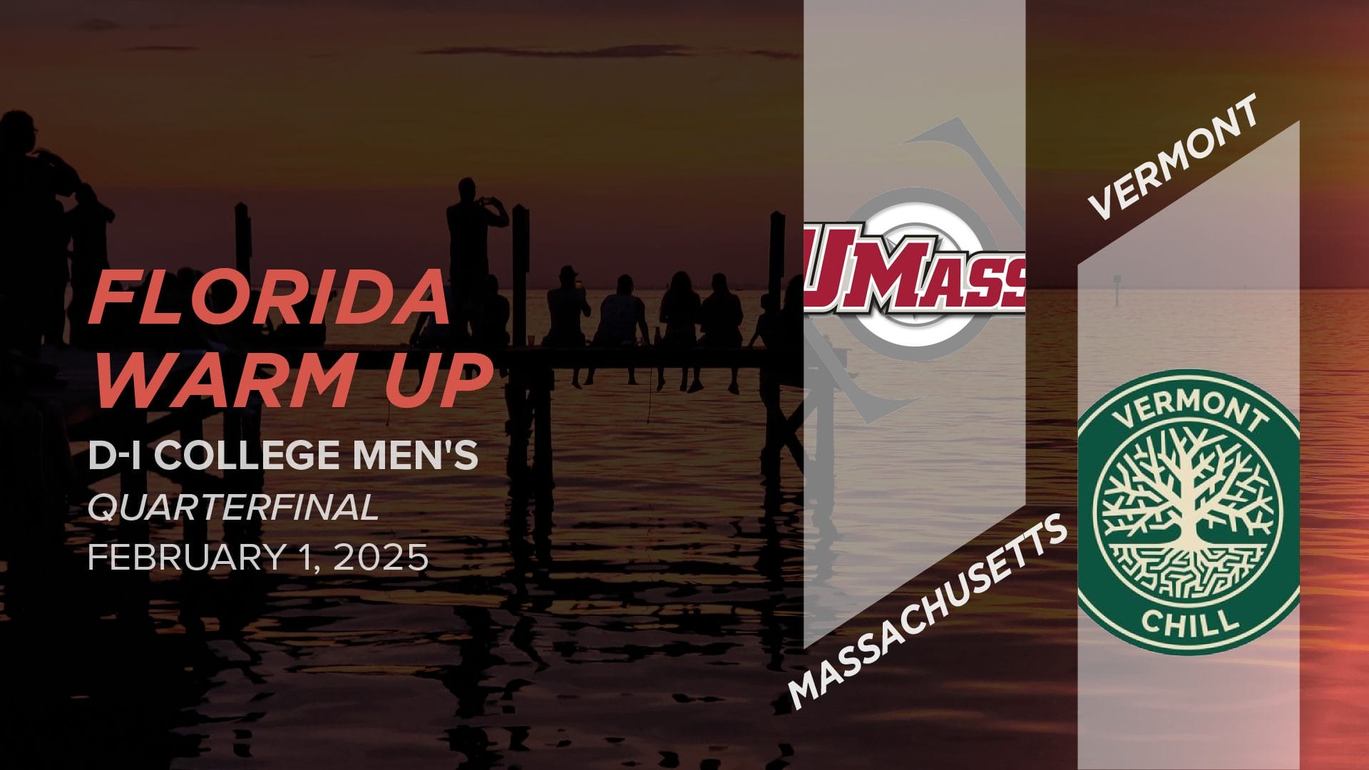 Massachusetts vs. Vermont (Men's Quarterfinal) - 2025 Florida Warm Up ...