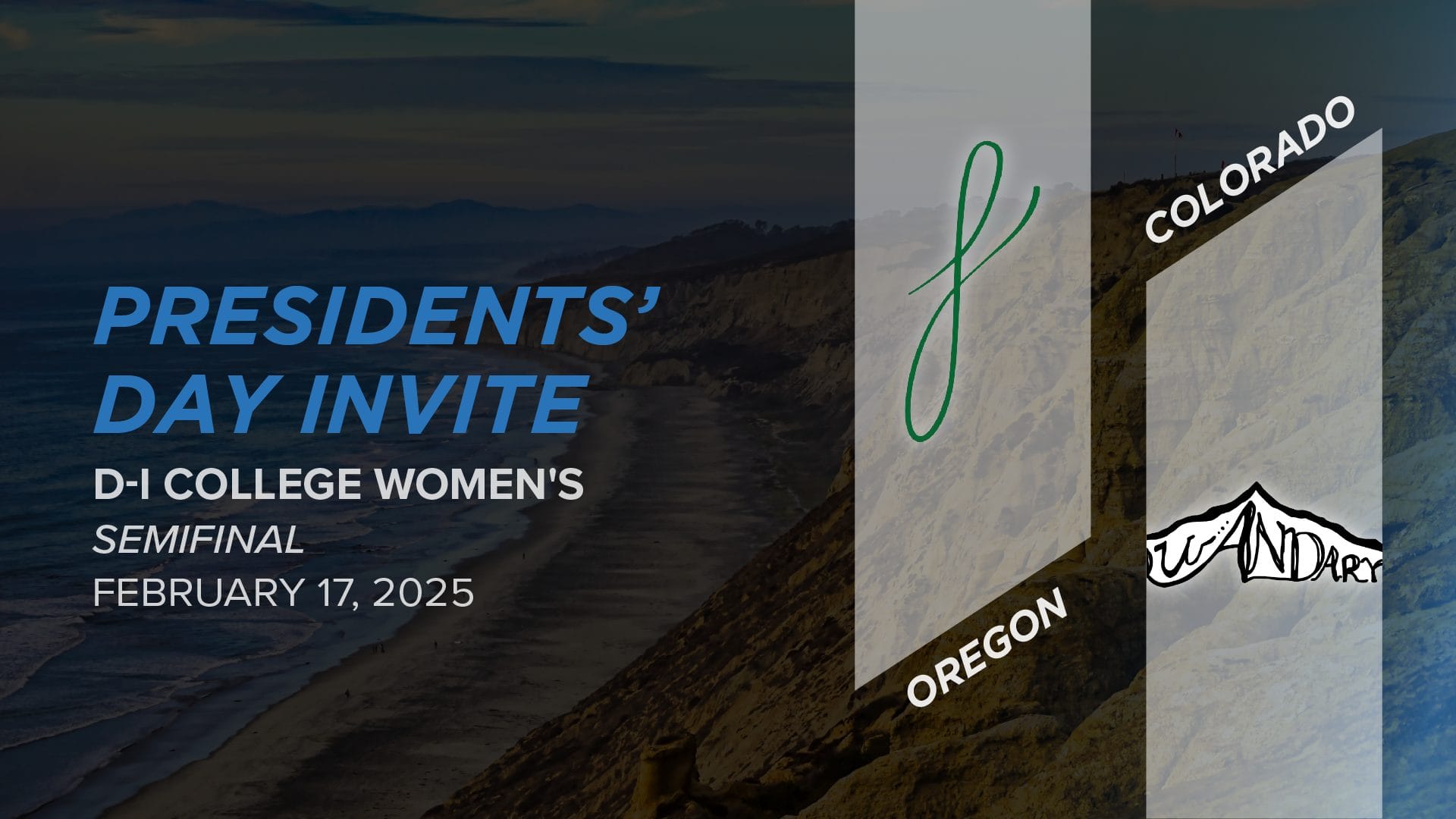 Oregon vs. Colorado (Women's Semifinal) - 2025 Presidents’ Day Invite ...