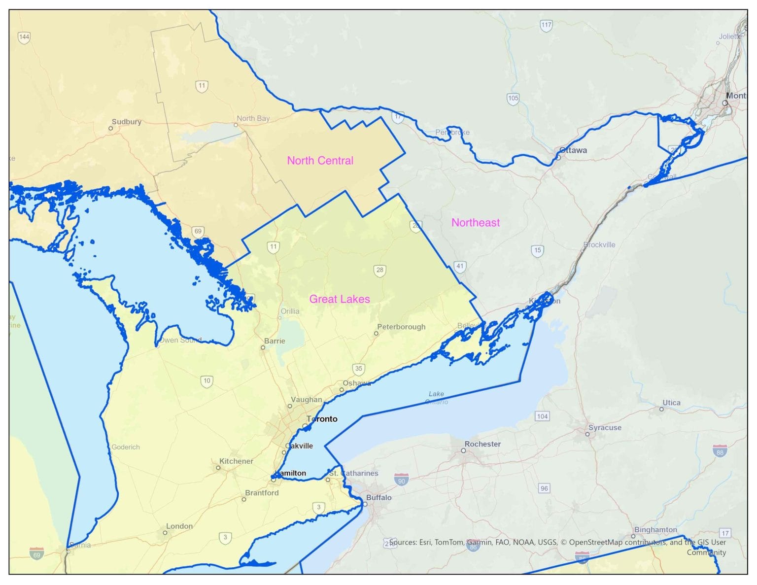MAP: The New USAU Club Sections and Regions - Ultiworld