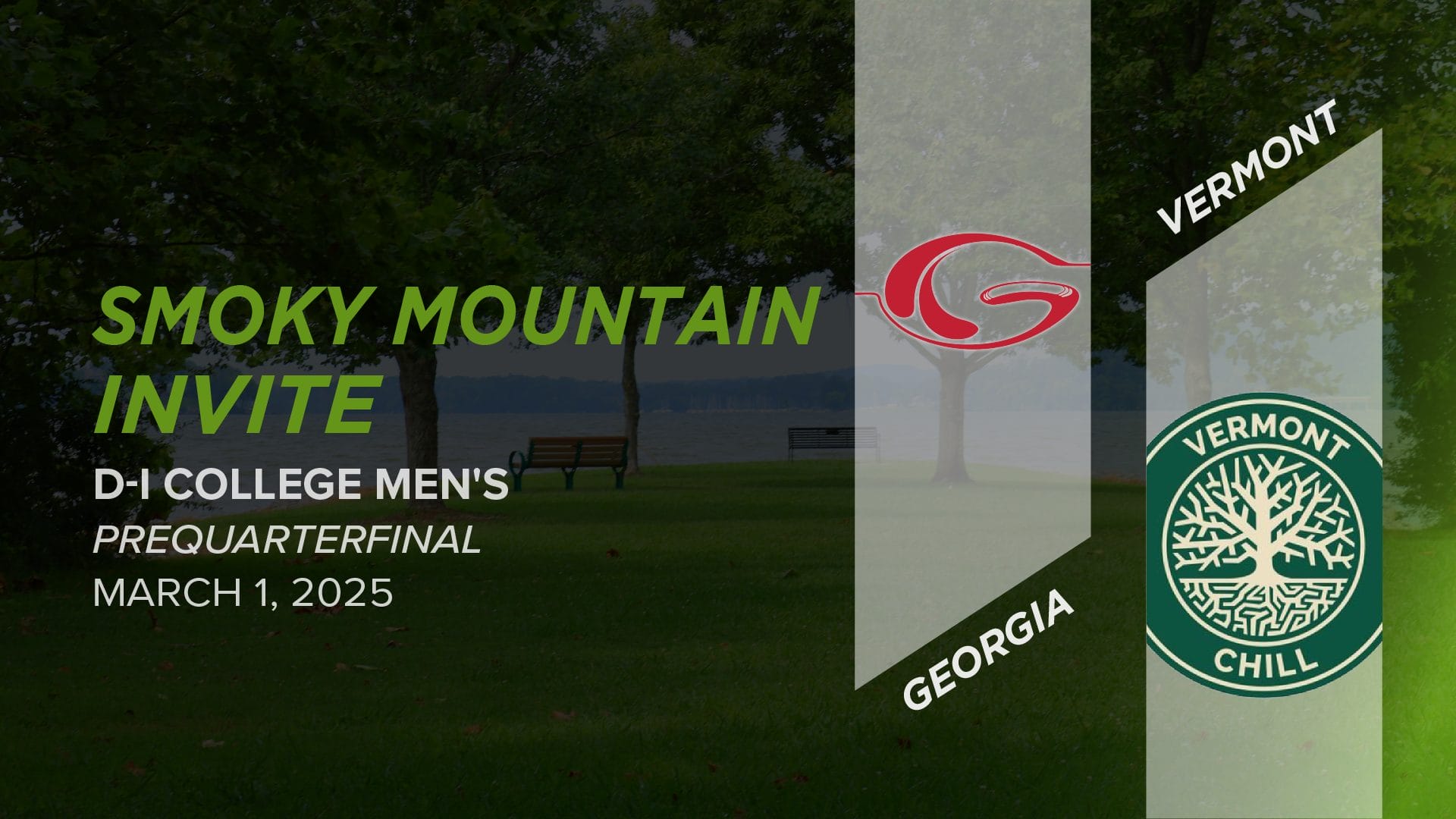 Georgia vs. Vermont (Men's Prequarterfinal) - 2025 Smoky Mountain ...
