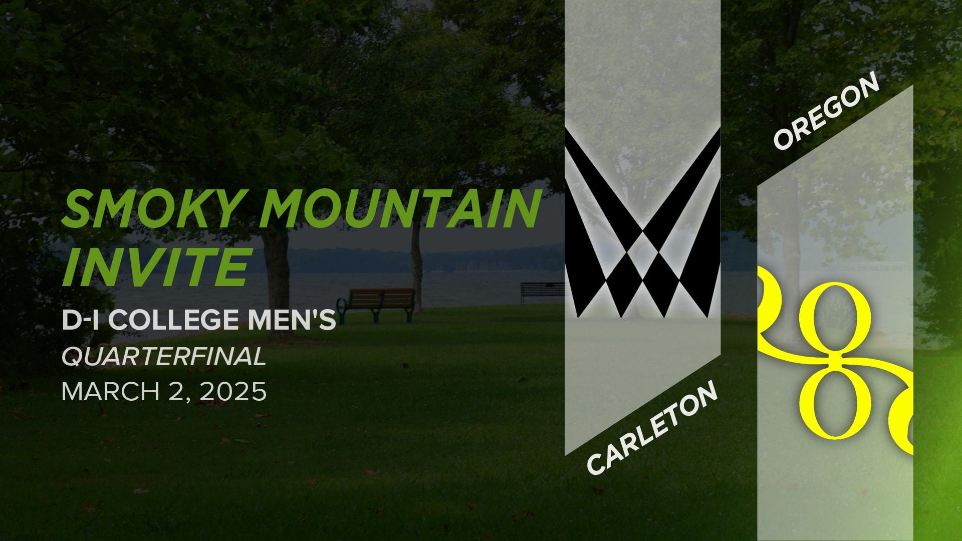Carleton vs. Oregon (Men's Quarterfinal) - 2025 Smoky Mountain Invite ...