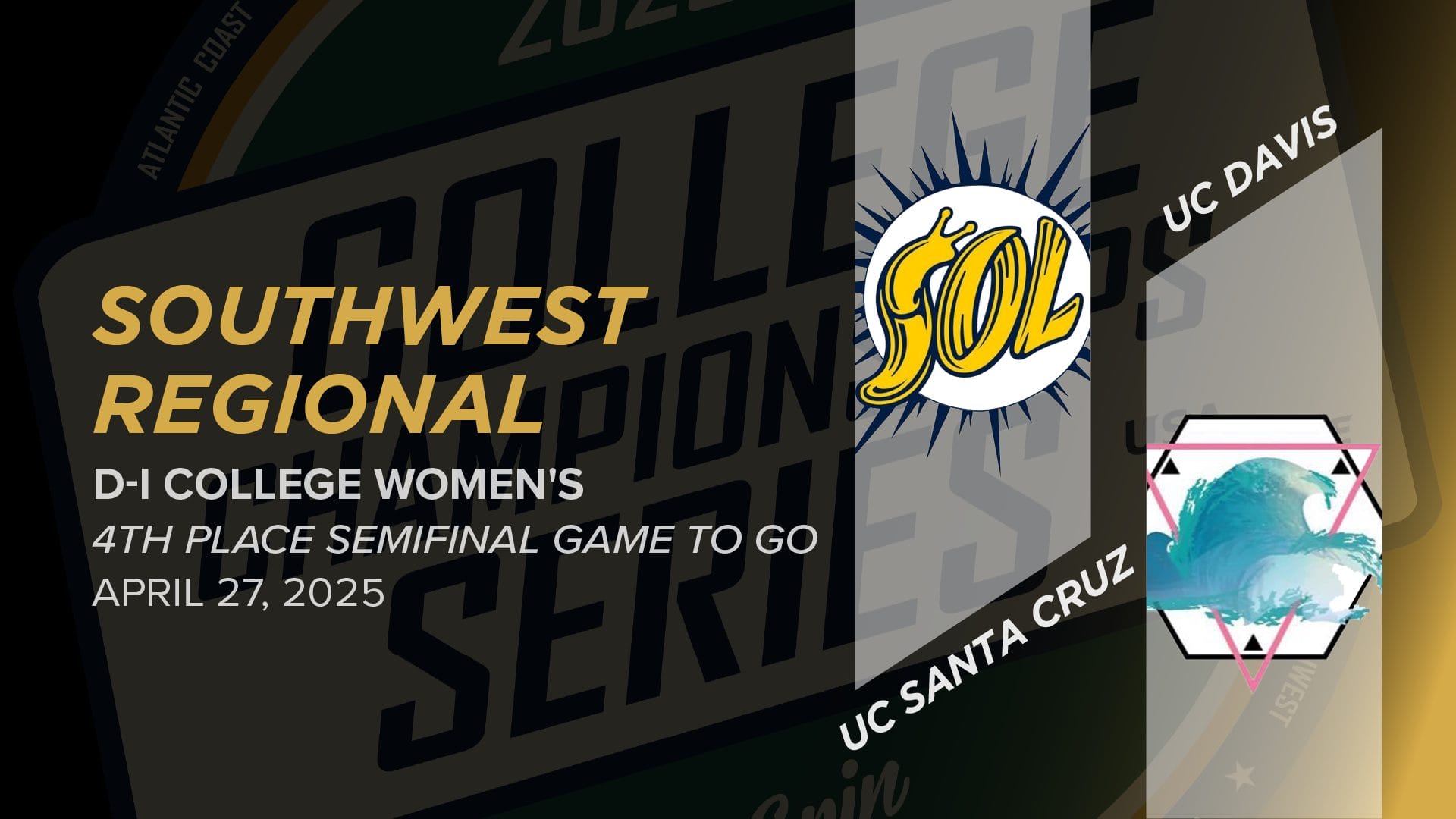 Southwest Round 2: UC Santa Cruz vs. UC Davis (Women's 4th Place ...