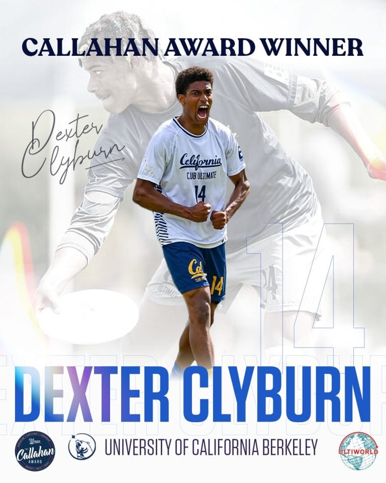 California's Dexter Clyburn Wins the 2025 Callahan Award - Ultiworld