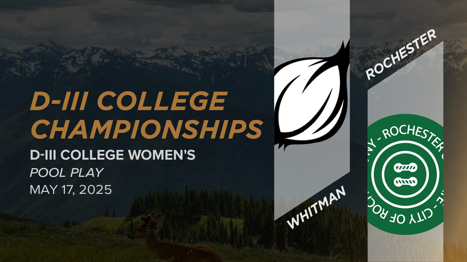 [All-Access] Whitman vs. Rochester (Women's Pool Play) - 2025 D-III ...