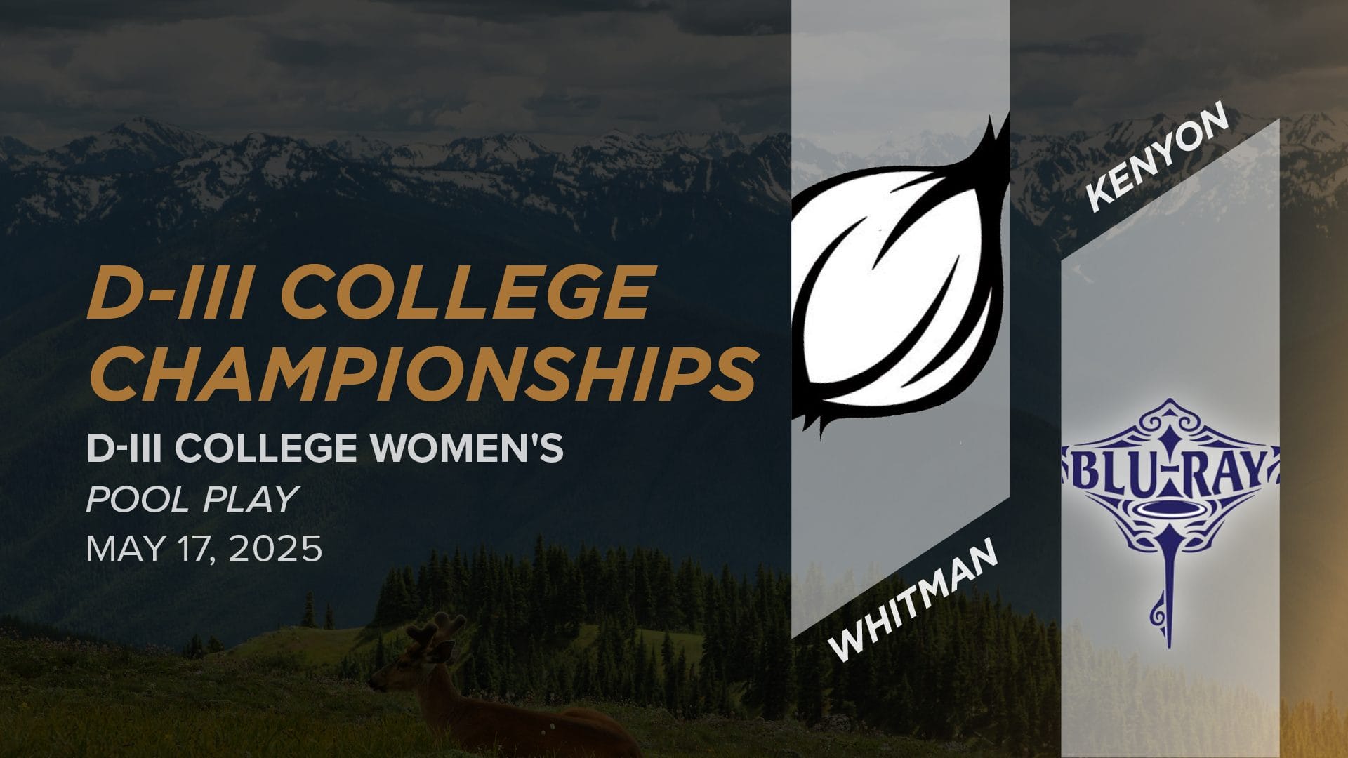 [All-Access] Whitman vs. Kenyon (Women's Pool Play) - 2025 D-III ...